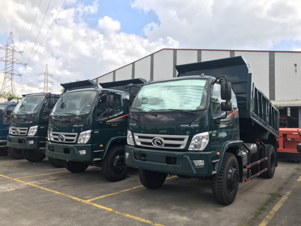 Xe ben Thaco Forland FD250 New 2018 tải trọng 2.49 tấn vào thành phố