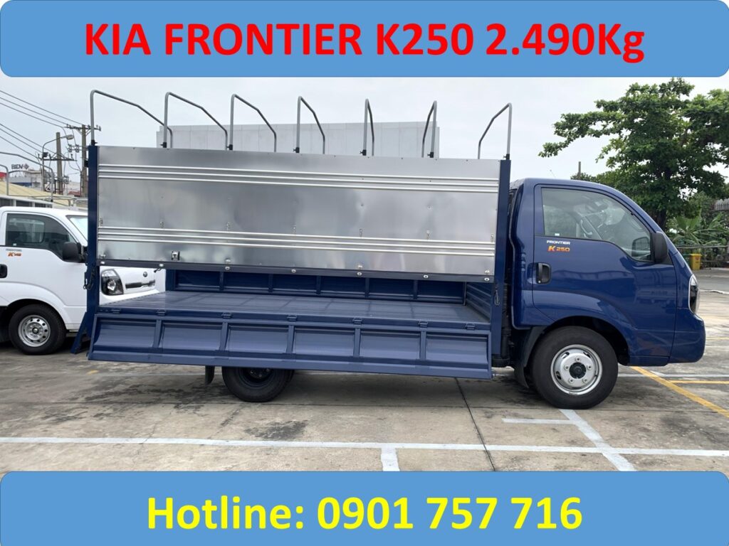 KIA FRONTIER K250 - Thông số kỹ thuật - Thùng Mui Bạt 3 Bửng