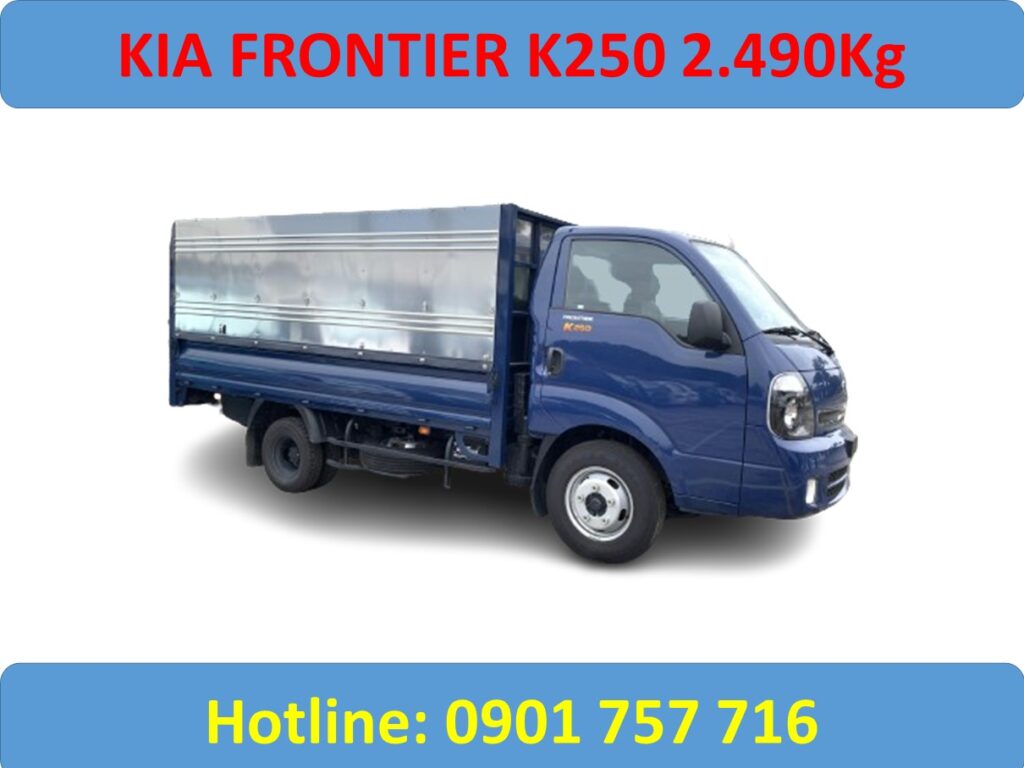 KIA FRONTIER K250 - Thông số kỹ thuật - Thùng Mui Bạt 3 Bửng
