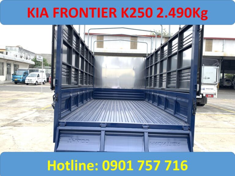 KIA FRONTIER K250 - Thông số kỹ thuật - Thùng Mui Bạt 3 Bửng
